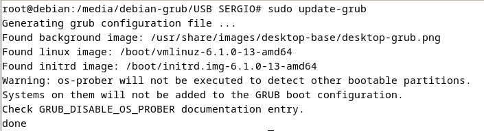 Guía arranque seguro GRUB